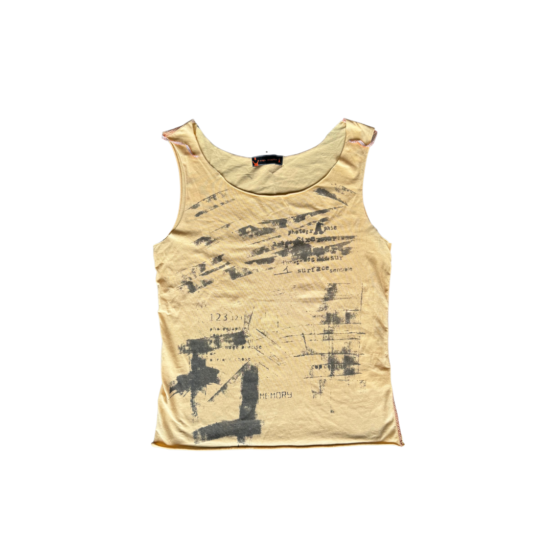 Yellow Graphic Tank – The Rockstar's Girlfriend
